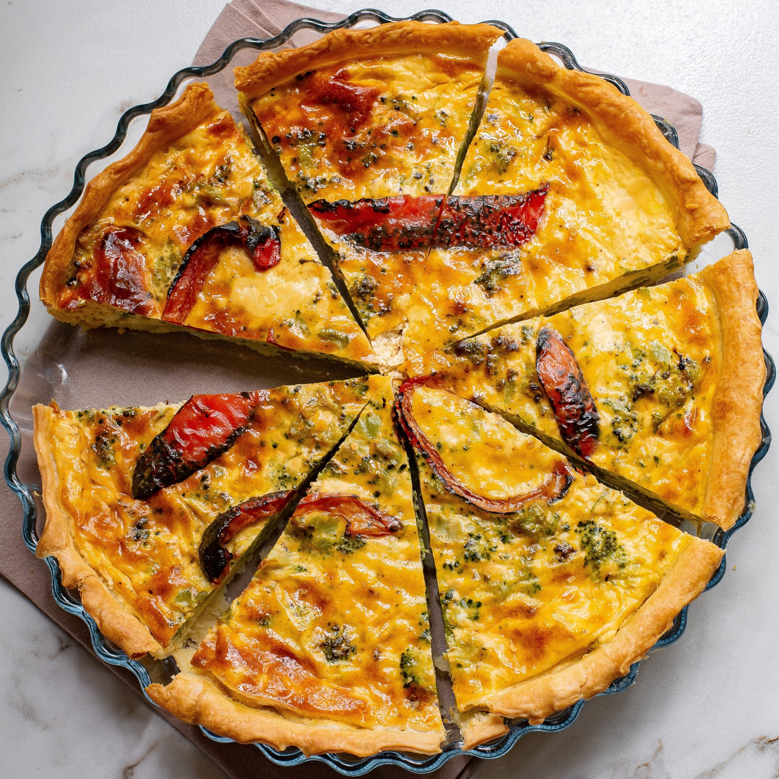The Best Healthy Vegetarian Quiche - Jersey Girl Cooks