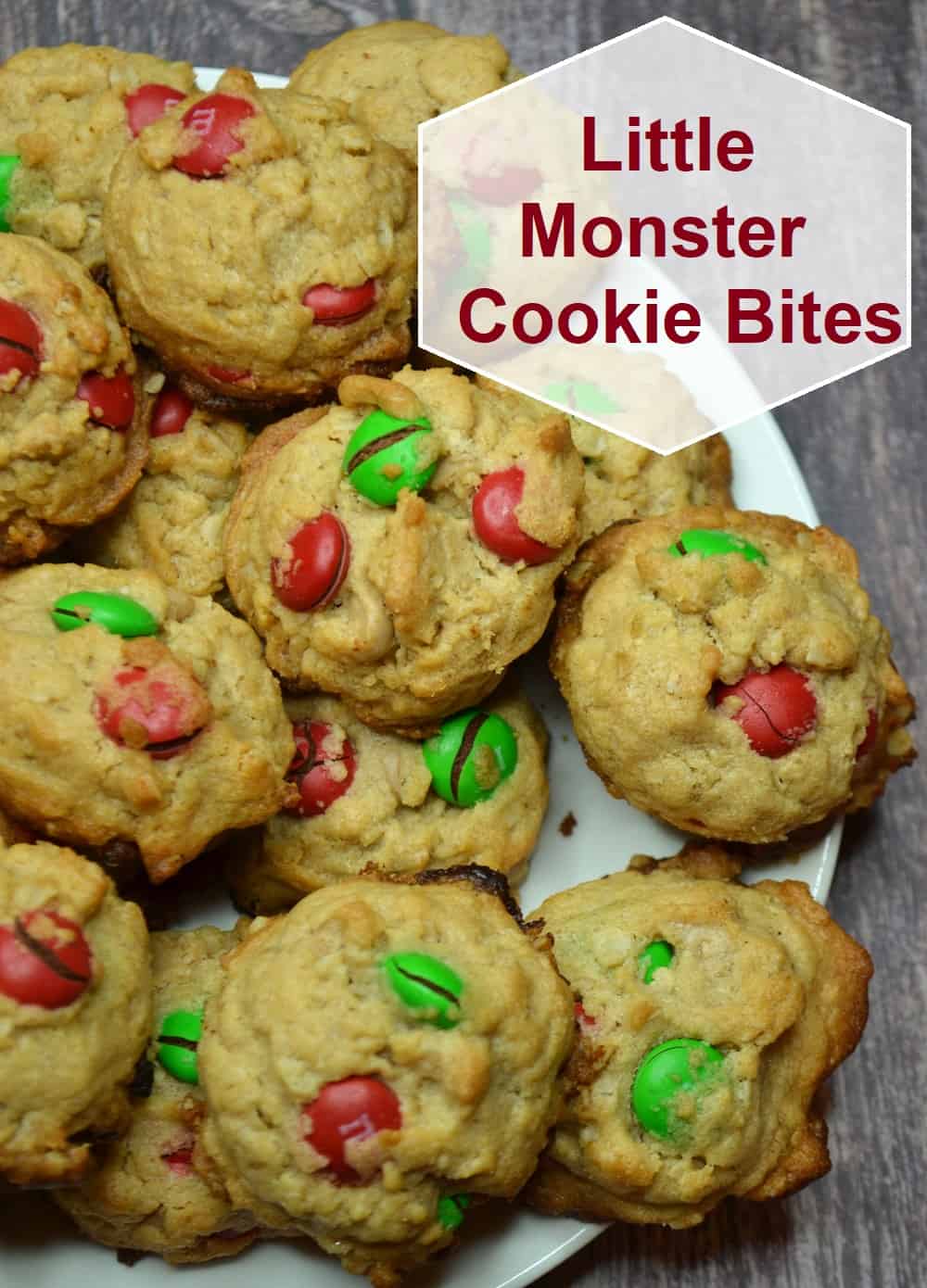 Mini Monster Cookies with Big Flavor - Jersey Girl Cooks