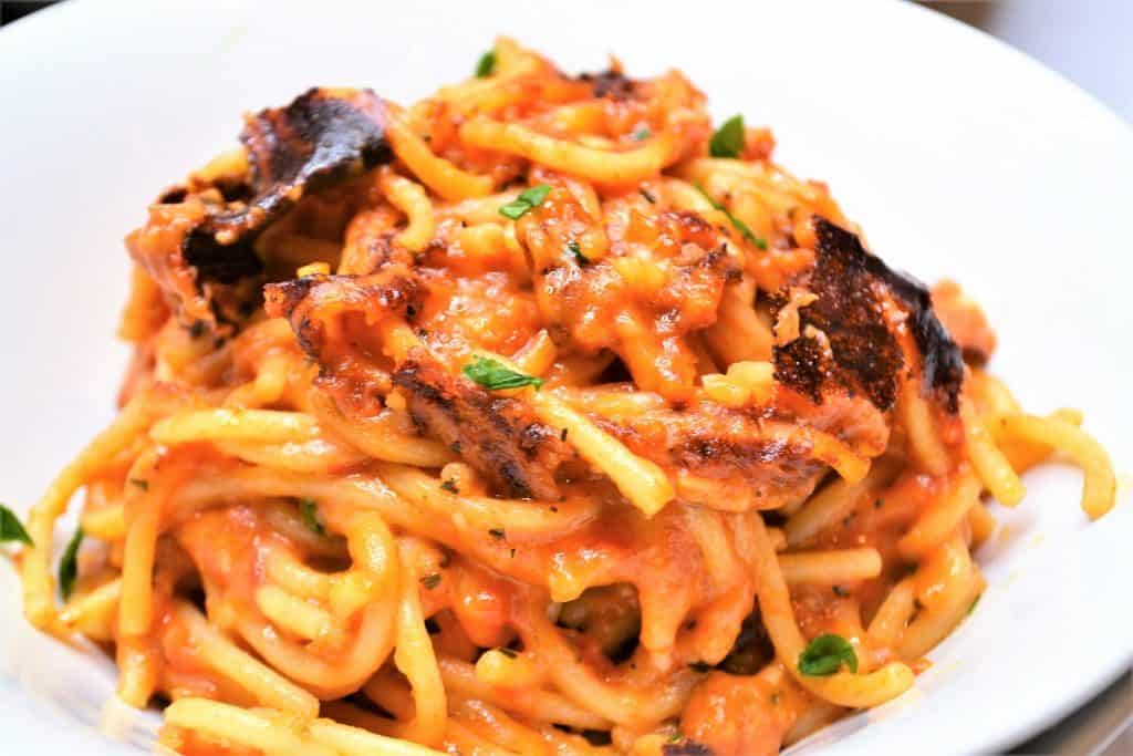 Fried Leftover Spaghetti - Jersey Girl Cooks