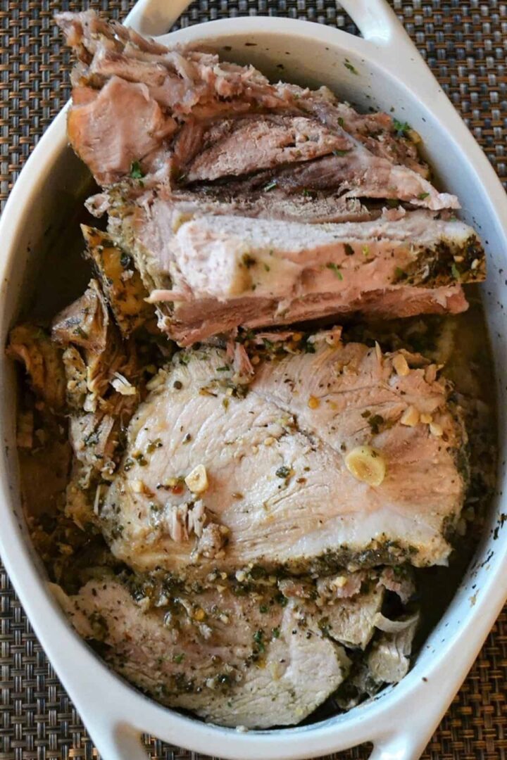 Crock Pot Italian Porketta Roast - Jersey Girl Cooks
