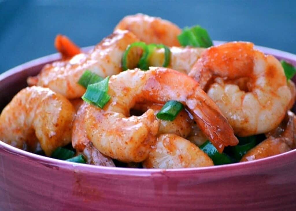 Sweet and Spicy Shrimp (10 Minute Appetizer) - Jersey Girl Cooks