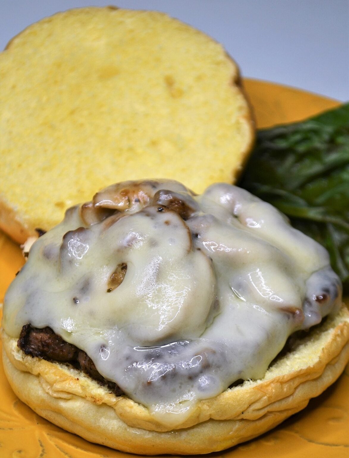 One Pan Mushroom Swiss Burgers - Jersey Girl Cooks