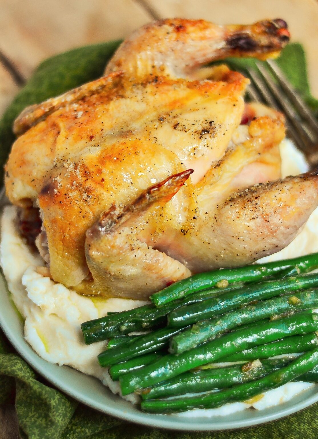 Lemon Herb Roasted Cornish Hens - Jersey Girl Cooks