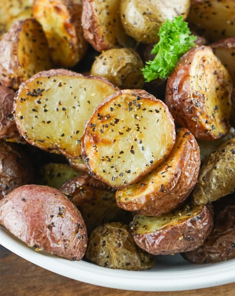 Crispy Air Fryer Red Potatoes - Jersey Girl Cooks