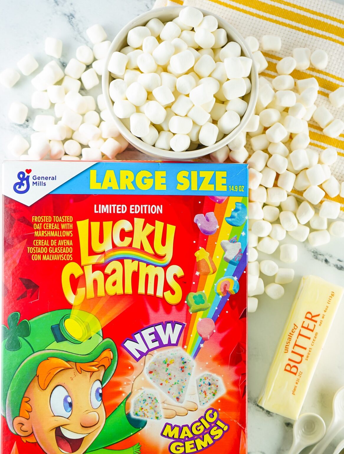 Lucky Charms Cereal Bars - Jersey Girl Cooks