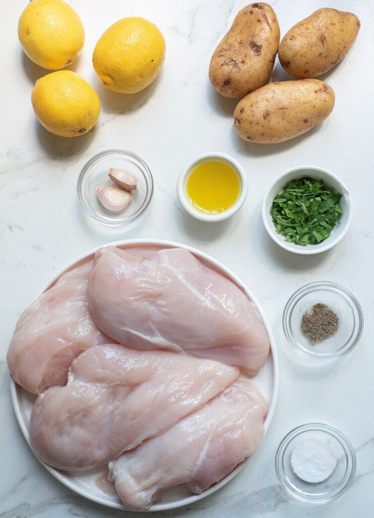 Sheet Pan Boneless Chicken Breasts and Potatoes - Jersey Girl Cooks