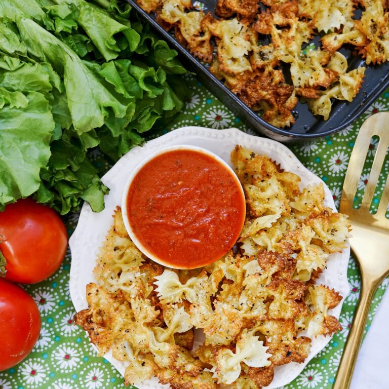 Crunchy Air Fryer Pasta Chips - Easy Viral Recipe!