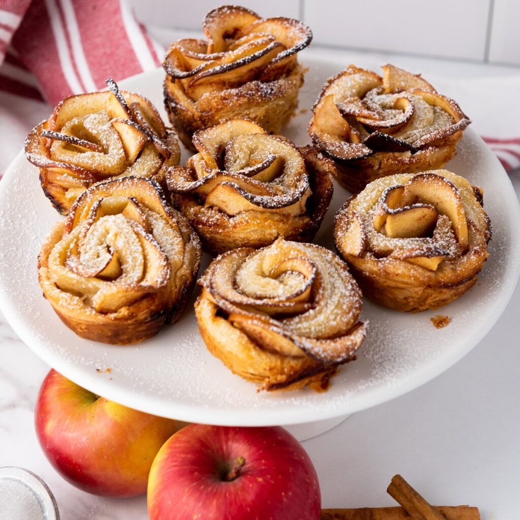 How to Make Puff Pastry Apple Roses - (Easy Recipe)