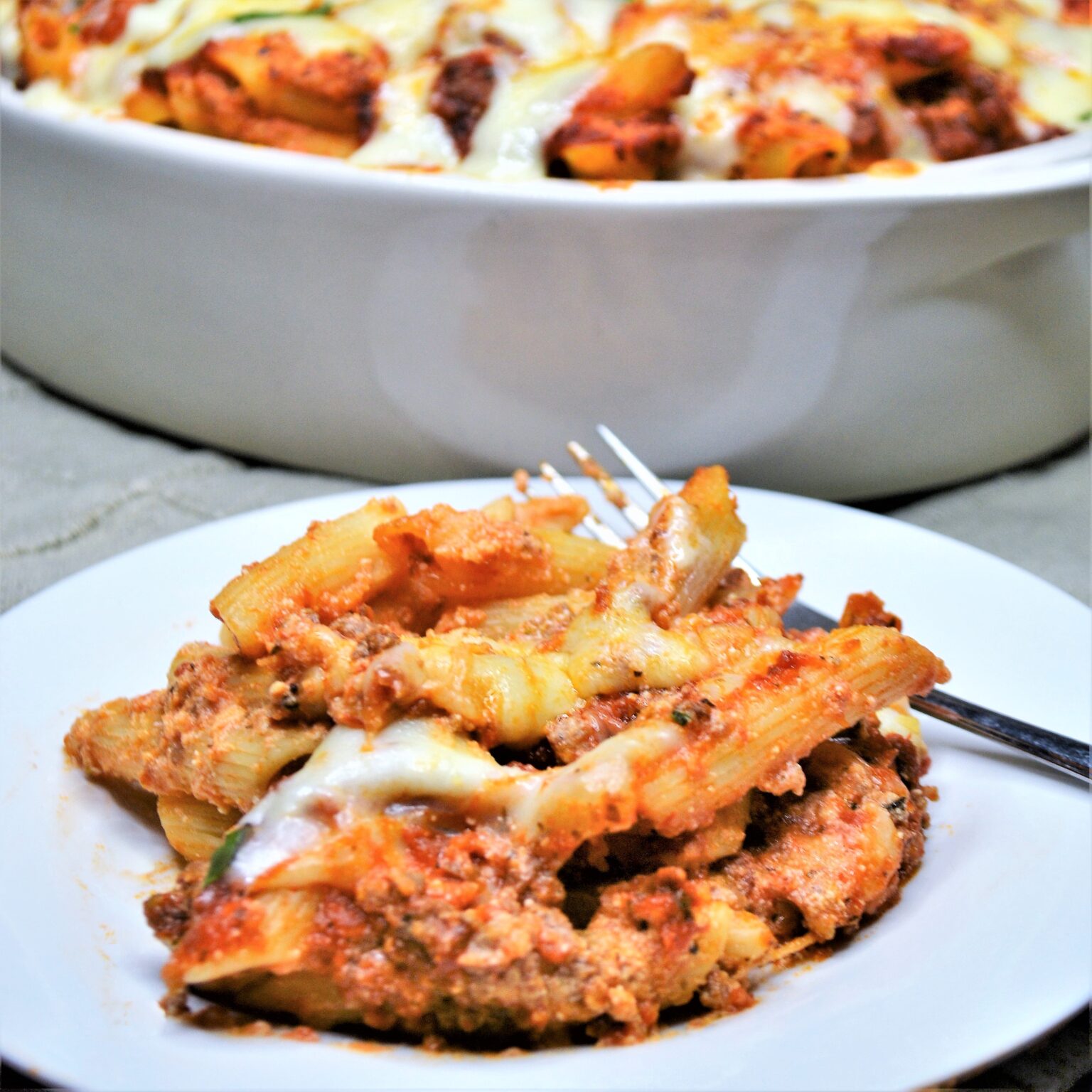 Pasta al Forno - With Ziti, Rigatoni or Penne Pasta!