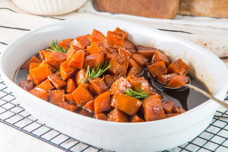 Stovetop Candied Sweet Potatoes - Jersey Girl Cooks