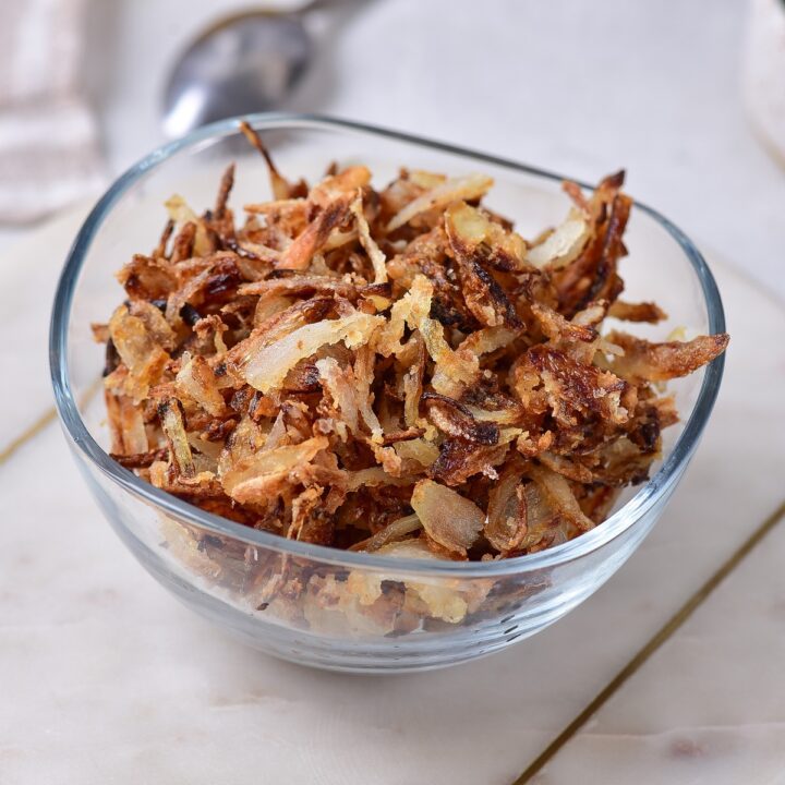 How to Make Crispy Fried Onions - Jersey Girl Cooks