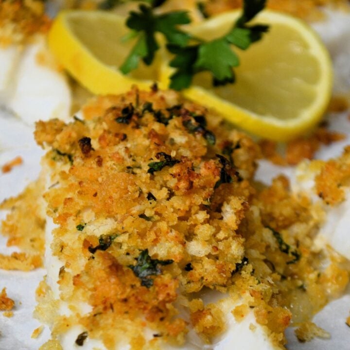 Crispy Parmesan Baked Cod - Jersey Girl Cooks