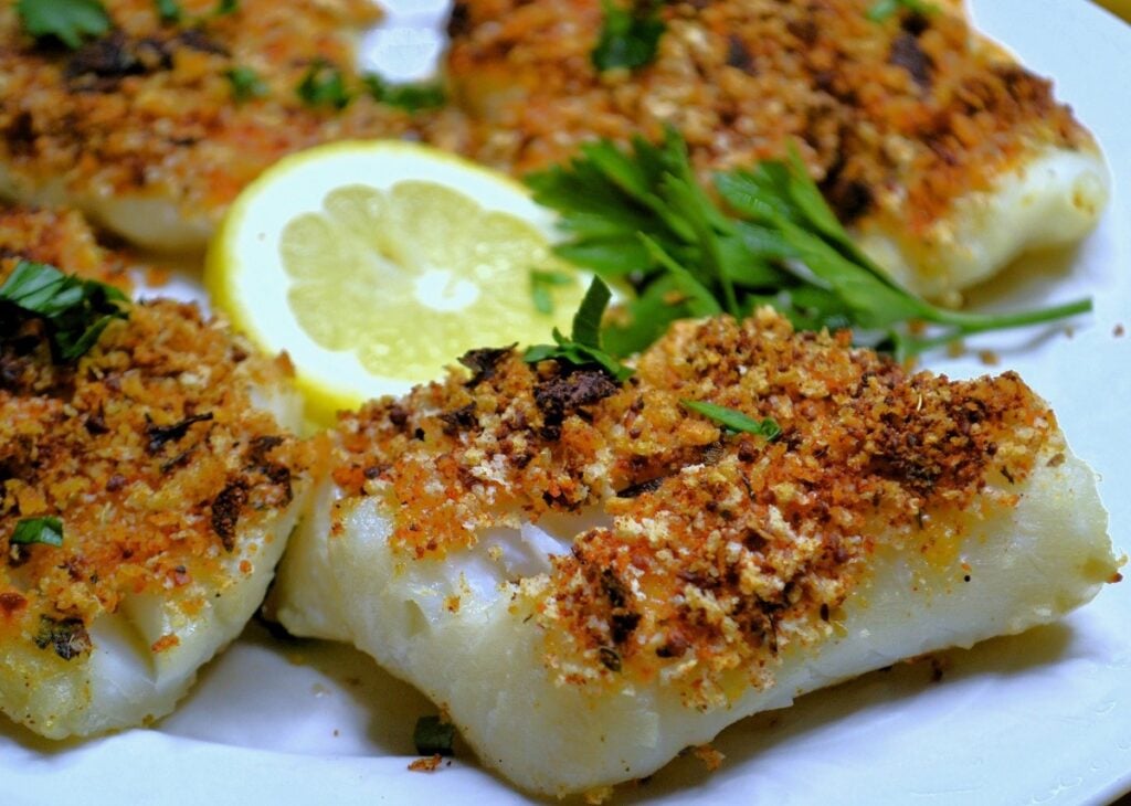 Crispy Parmesan Baked Cod - Jersey Girl Cooks